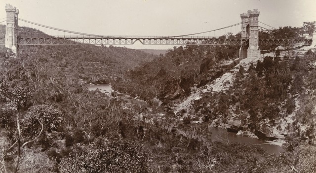 The original Long Gully Suspension Bridge (Northbridge to Cammeray ...